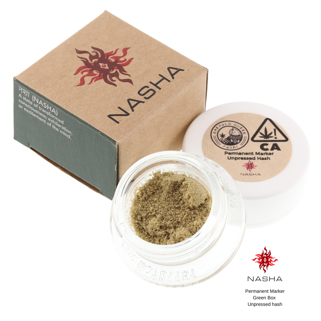NASHA - Permanent Marker Green Powder Hash